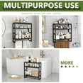 Bamworld Bamboo Bathroom Organizer: 3-Tier Adjustable Shelves with ...