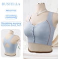 Bustella Front Closure Bras for Women - Button-Up Posture Corrector Bra ...