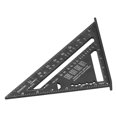Triangular Ruler Aluminum Alloy Scale Measuring Ruler Miter Industrial ...