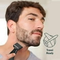 PERRY ELLIS Cordless Men’s Shaving Kit with Adjustable Guide, Portable ...