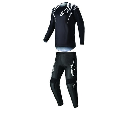 Alpinestars 2023 Fluid Narin Pant and Jersey Combo (Black White, 34/M ...