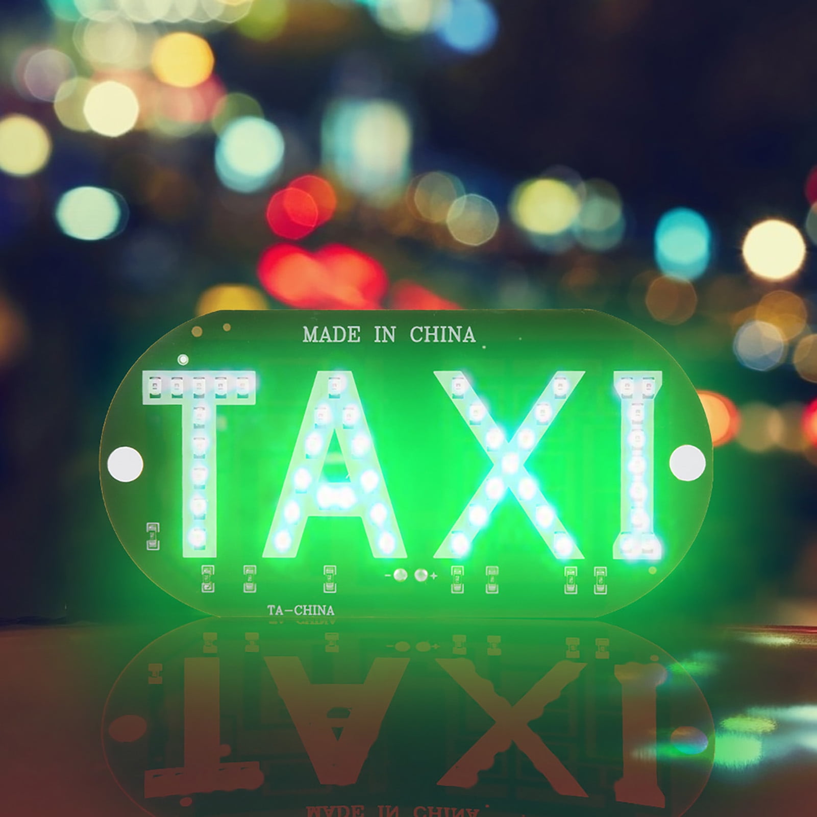 Taxi Windscreen Indicator Light, ABS Metal 12V Cab Sign Lamp For Cars ...