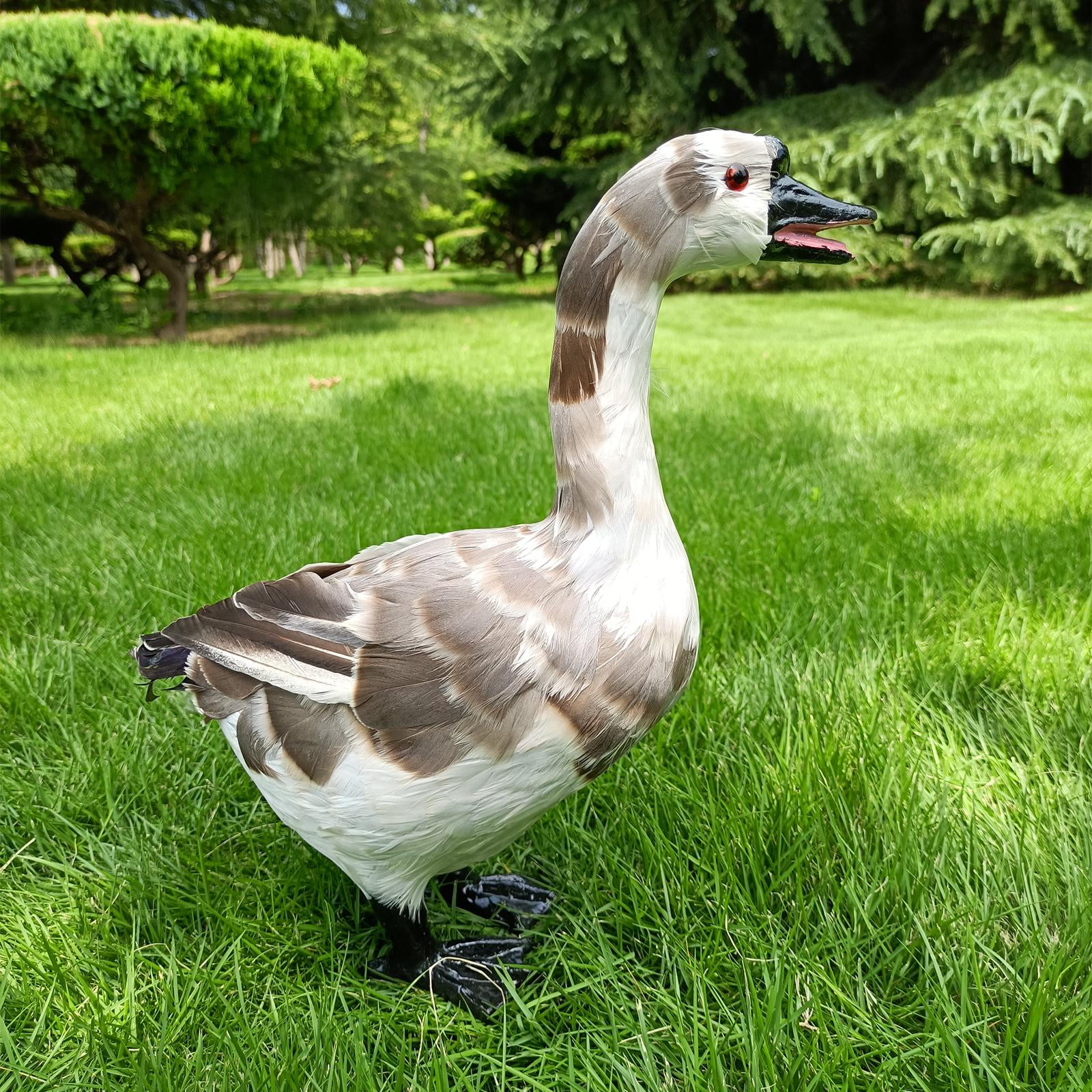 Unique Feathered Statue Artificial Animals Free Standing Sculpture ...