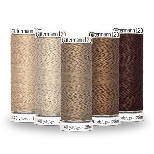 Gutermann 120 100% Polyester All Purpose Thread in Colour Gradient Pack ...