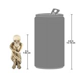 Design Toscano Mr. Bone Jangles Skeleton Sitter Statues: Set of Two ...