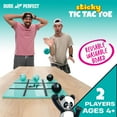 Dude Perfect Sticky Tic Tac Toe Kids Game for Family Game Night 2 ...