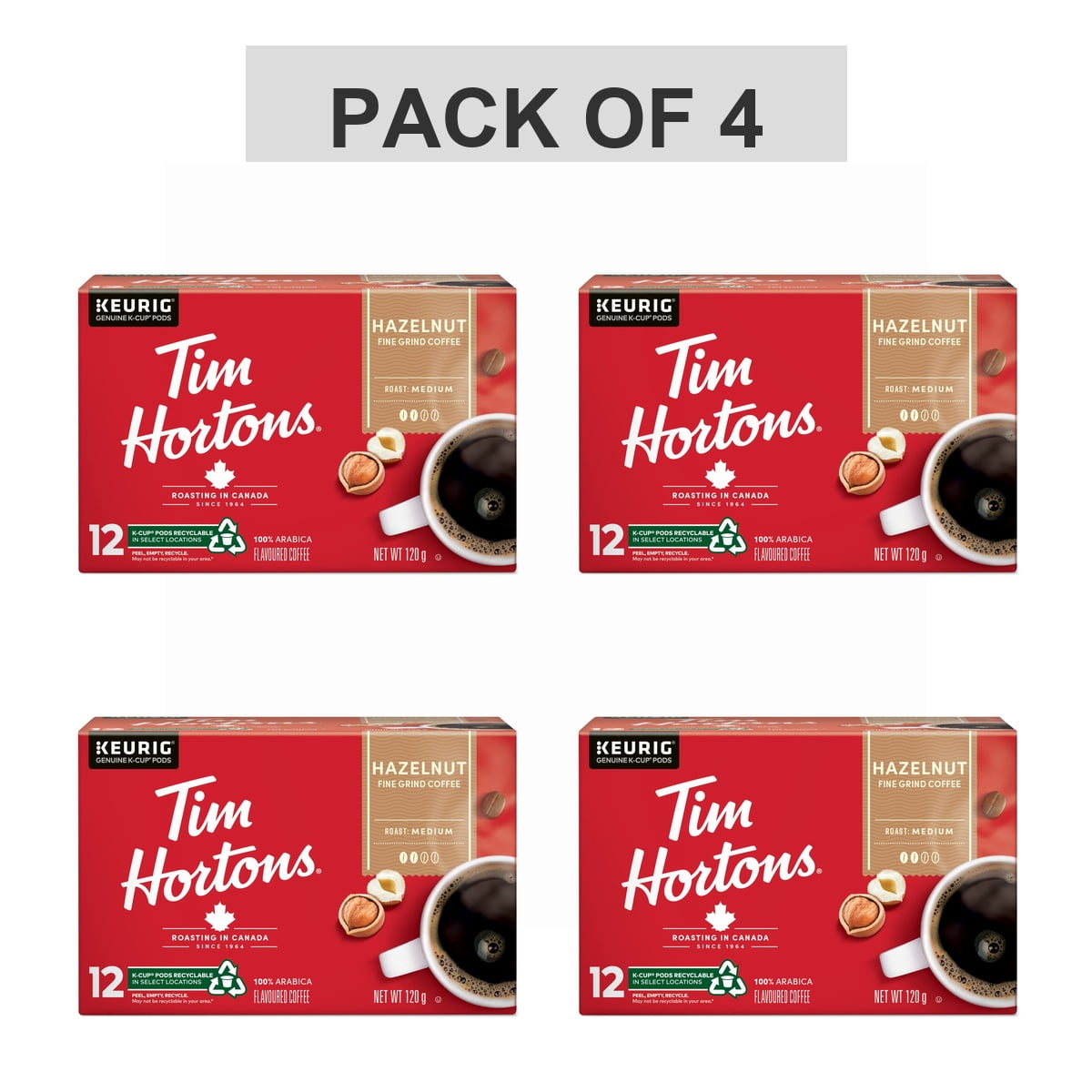 Click here for Pack Of 4 - Tim Hortons Hazelnut Flavoured Coffee... prices
