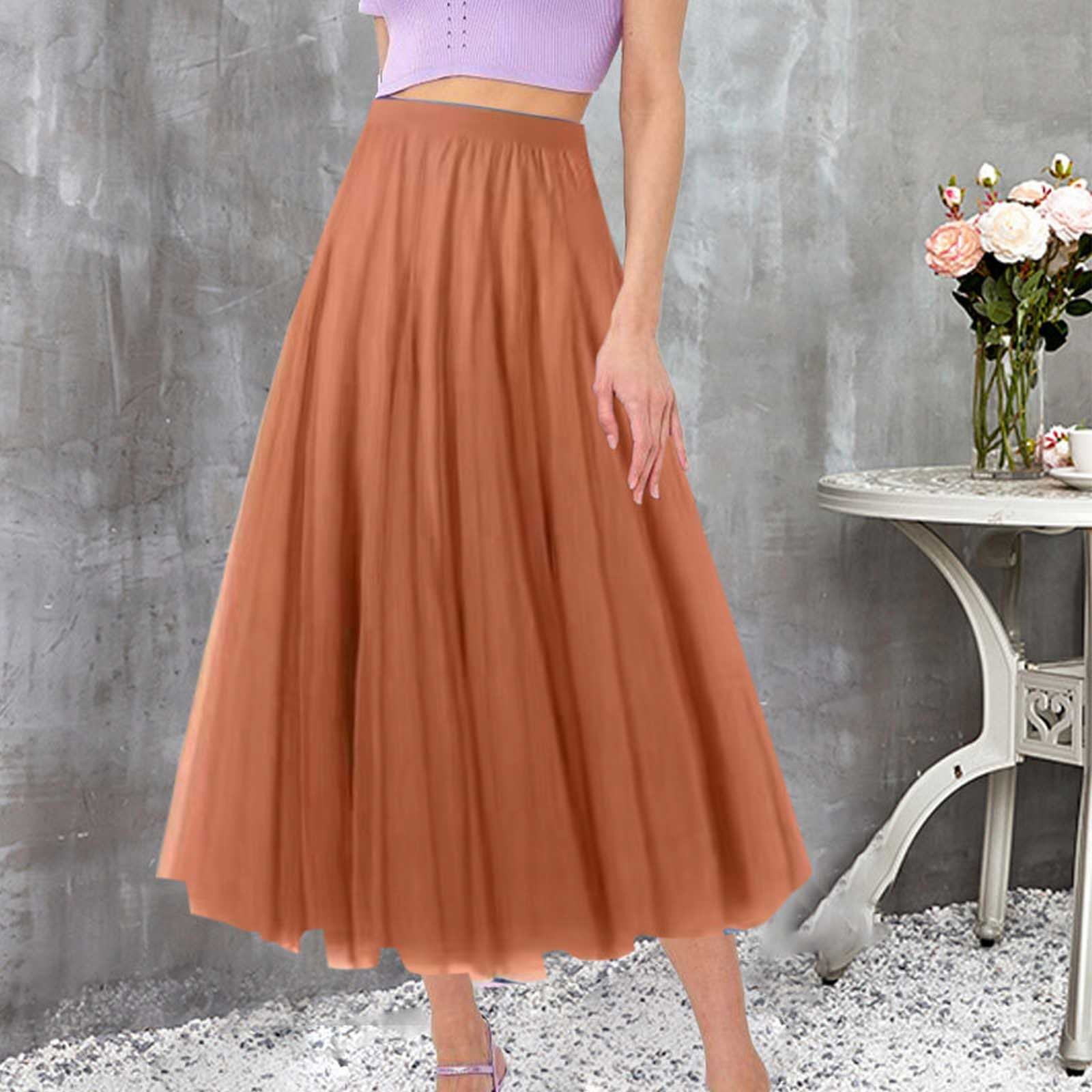 Click here for Gzwyht Skirts For Women maxi Skirt Womens Pleated... prices