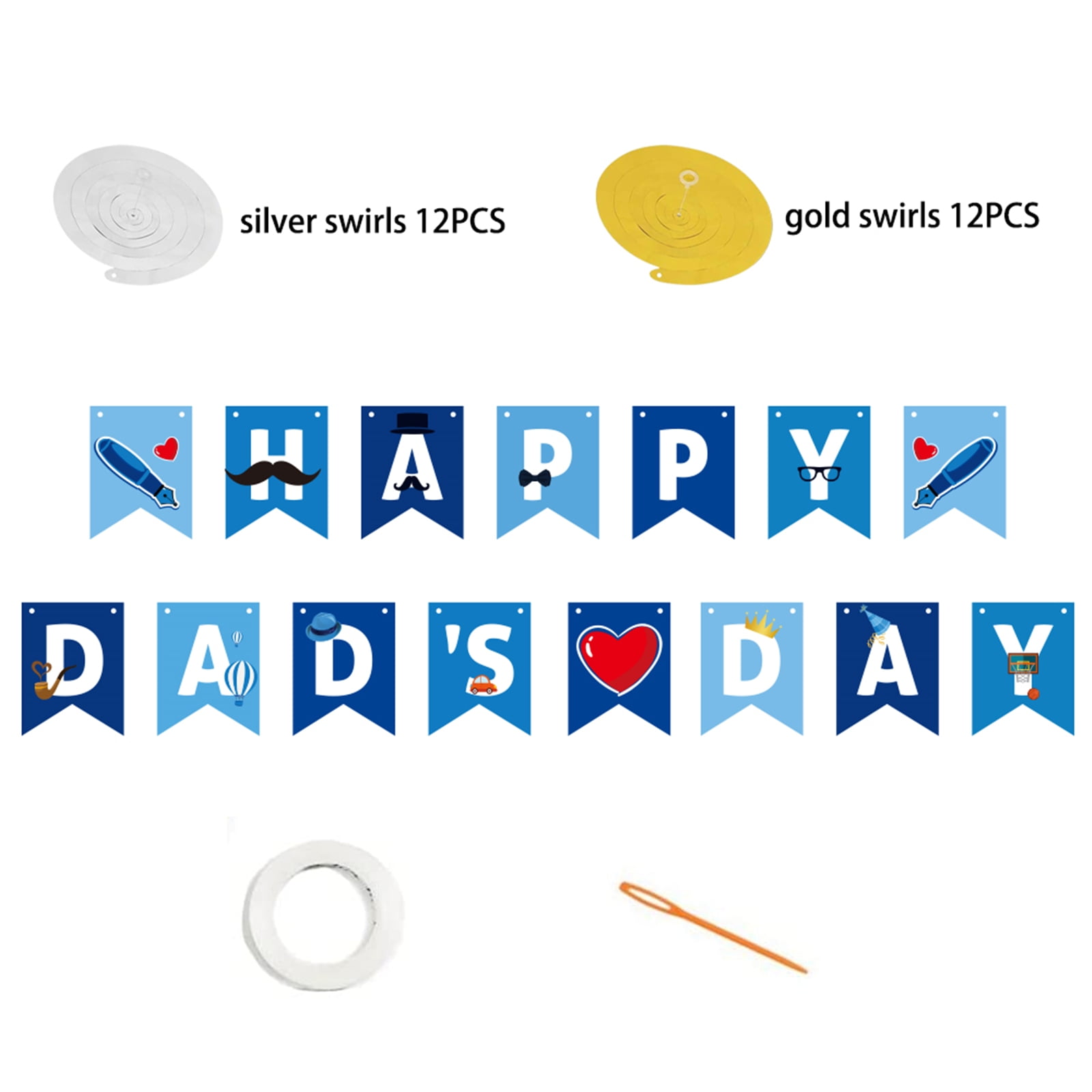 Buy Father's Day Party Decorations Kit Fathers Day Ceiling Hanging ...