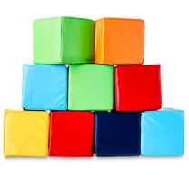 Kaplan Early Learning Company Jumbo Foam Colored Blocks - 36 Pieces ...