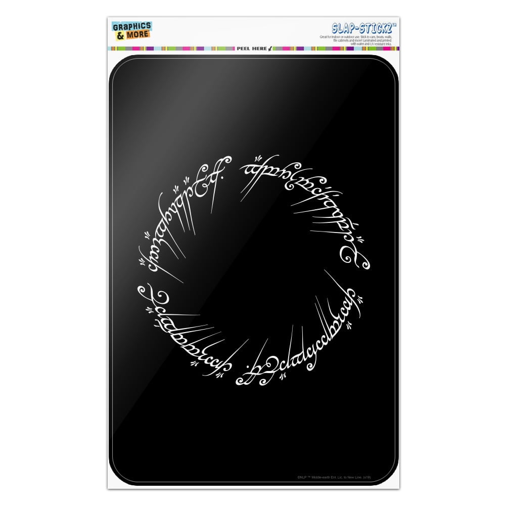 Lord of the Rings Mordor Script Home Business Office Sign - Walmart.com