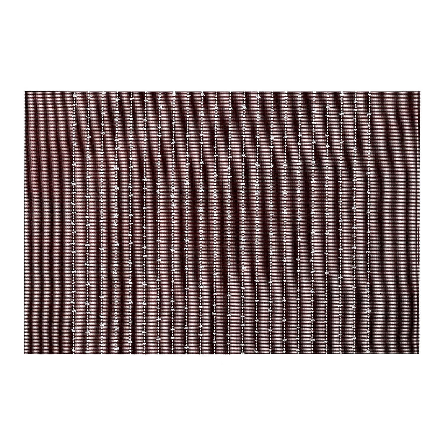 Click here for Ih Casadécor Vinyl Cotton Placemat Pinstripe Red -... prices