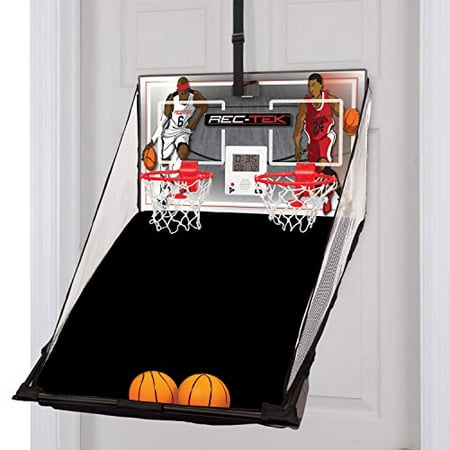 Rec-Tek Over The Door Double Shot Basketball Game for Kids - Features ...