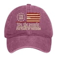 We The People Baseball Cap with Cross And 250 Years Of Freedom ...