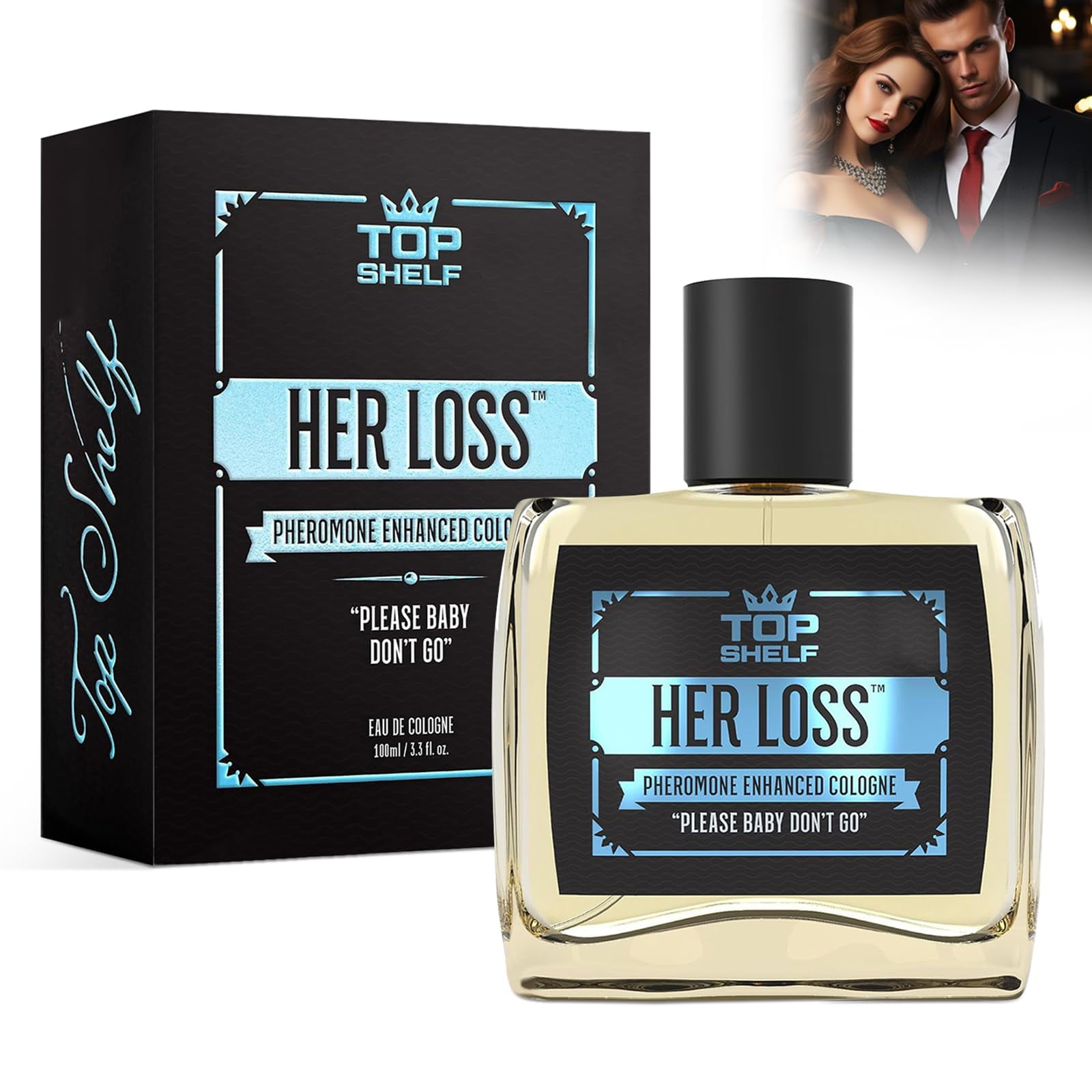Perfume para hombre Cologne FACISACO Her Loss con feromonas, 100 ml | Walmart en línea