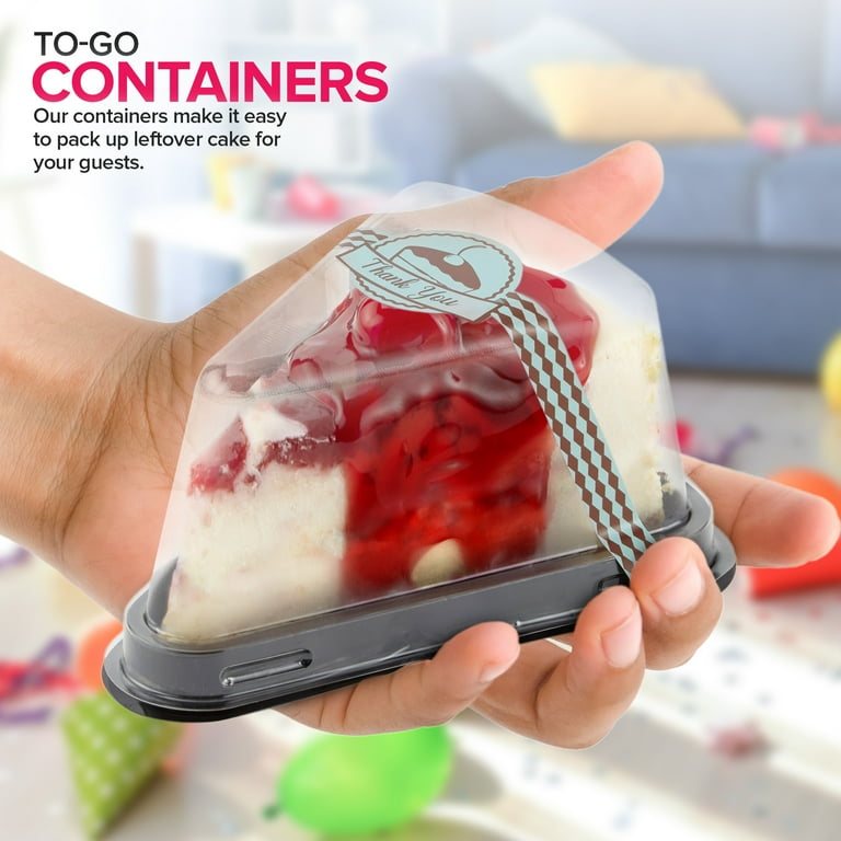 Cheesecakes In Plastic Containers To Sell Cheesecake Slice Containers