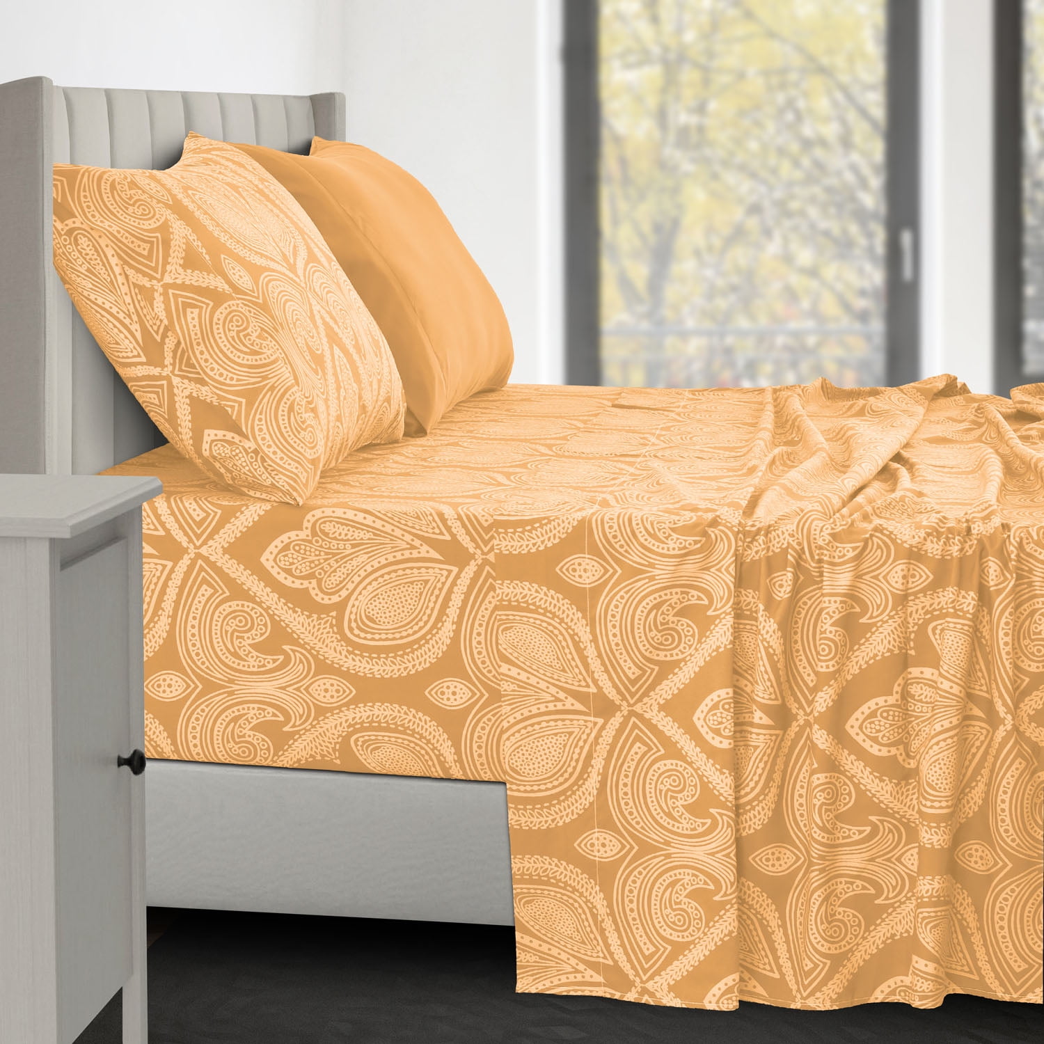 Lux Decor Collection Bed Sheets - 4 Piece Twin Sheets Set - 16 Inches ...