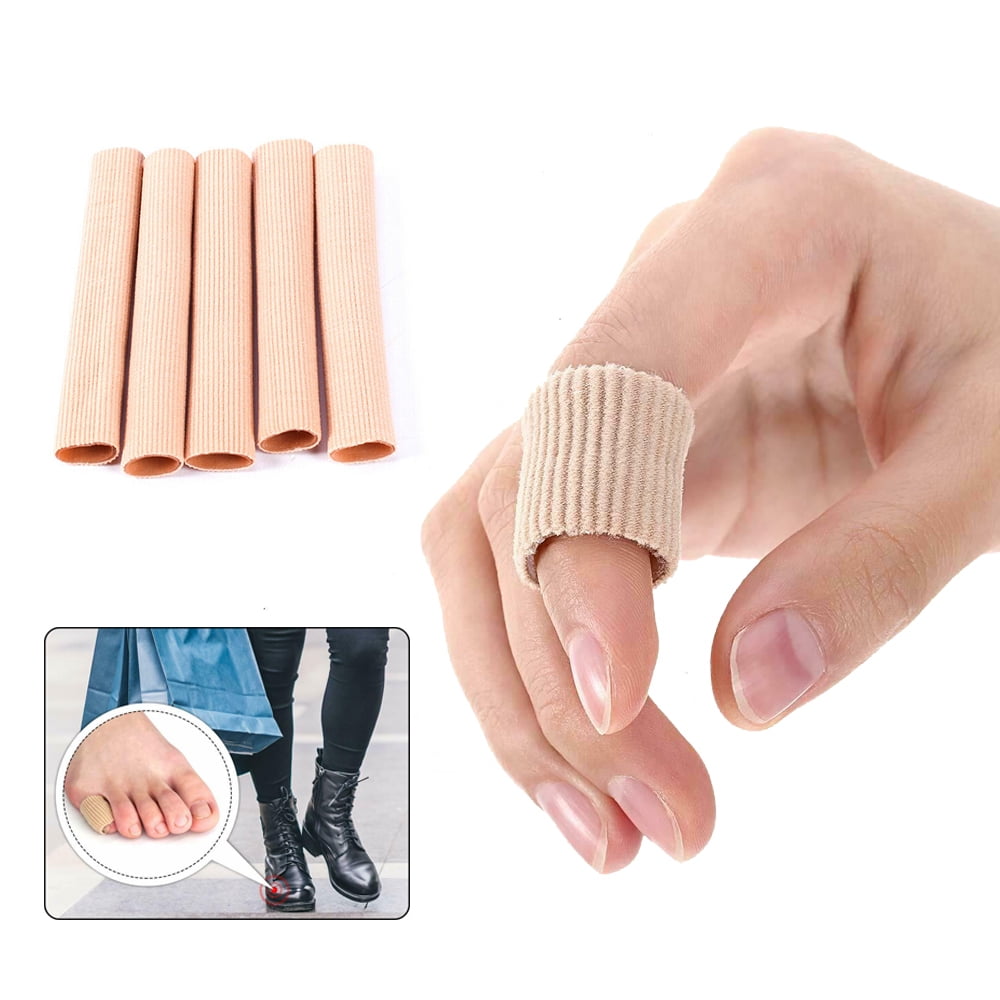 Gel Toe Tube Cushion Sleeves 5/10pcs (5.91”*0.79”) Trim-to-Fit Tubing ...
