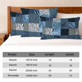 Animals Print Plaid Throw Pillow Covers 20 x 20 Inch Pillow Covers Set ...
