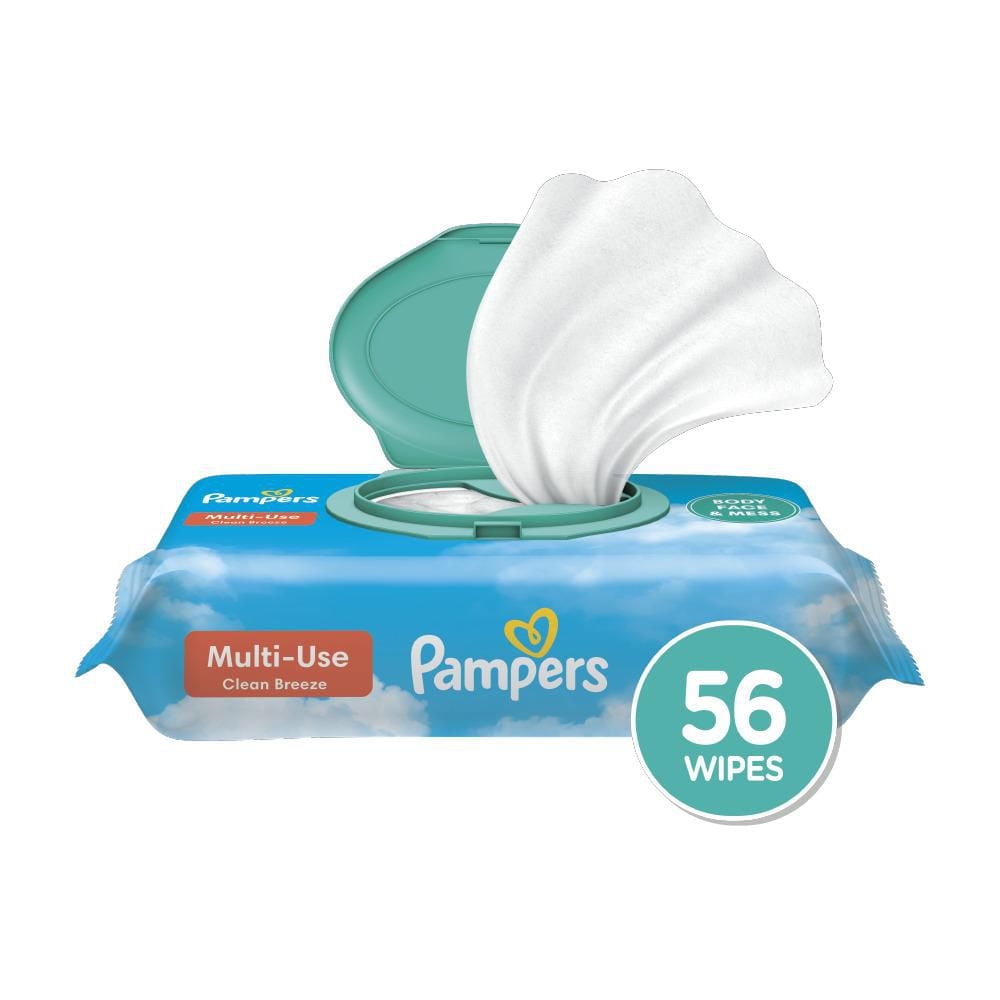 Click here for Pampers Baby Wipes Multi-Use Clean Breeze  1 Flip-... prices