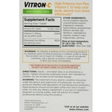 Vitron-C Iron Tablets, High Potency Supplement, Vitamin C for Better ...