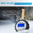 Digital Gauge 100PSI Stainless Air Chucks ANSI 2A Large Dial Wheel ...