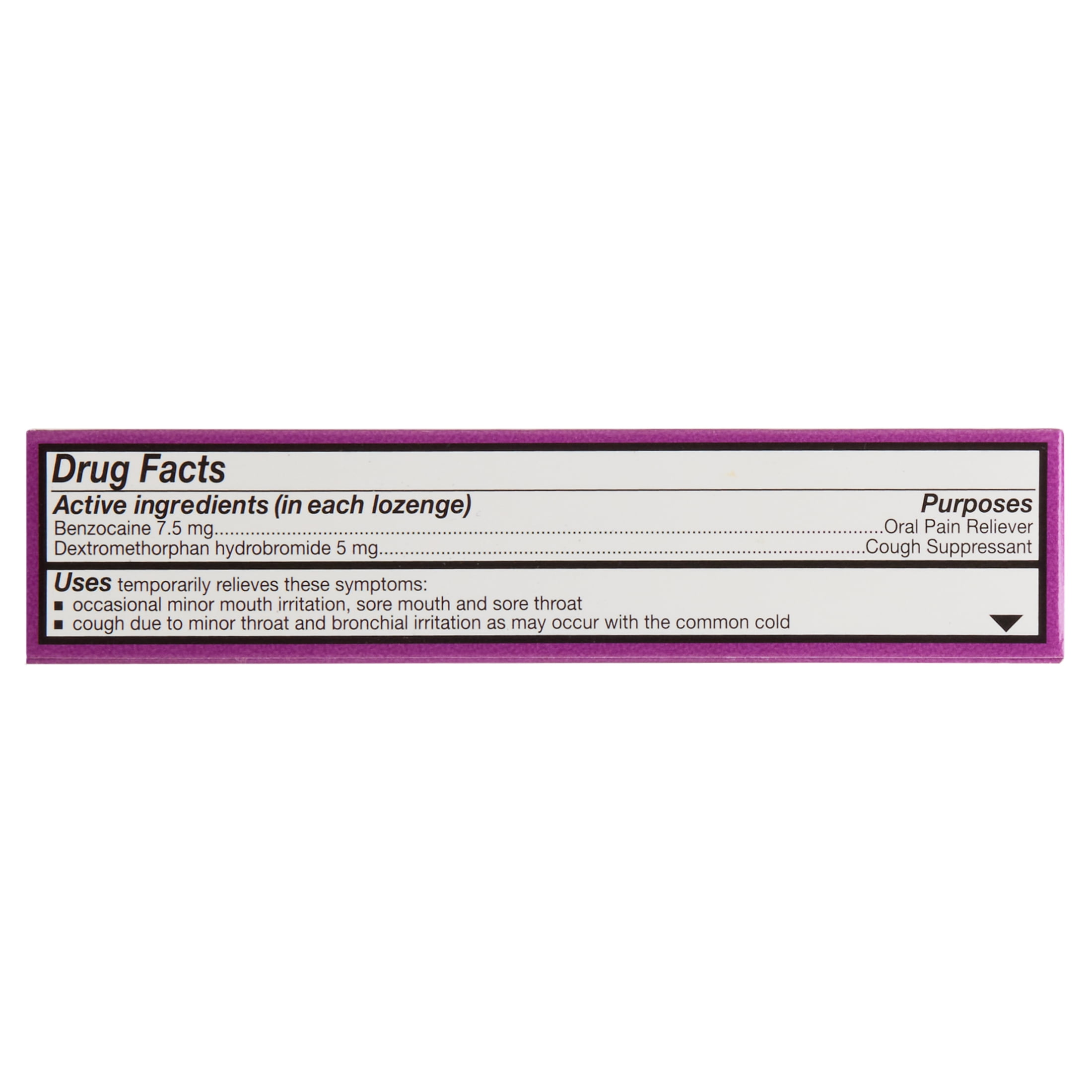 Buy Equate Extra Strength Over The Counter Sore Throat And Cough Lozenges Mixed Berry 18 Count