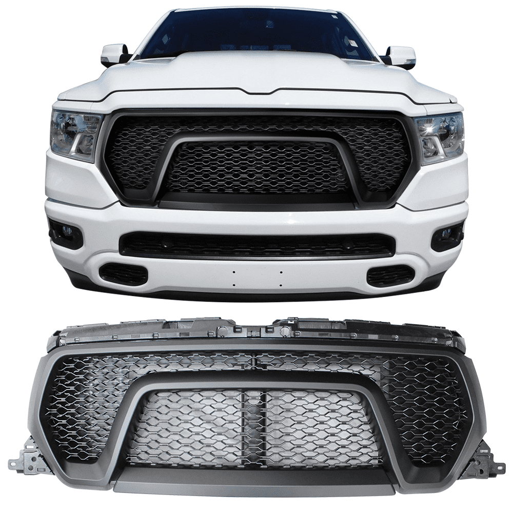 Ikon Motorsports Compatible with 19-23 Dodge Ram 1500 Rebel Style Front ...