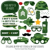 Big Dot of Happiness Camo Hero - Army Military Camouflage Party Photo ...