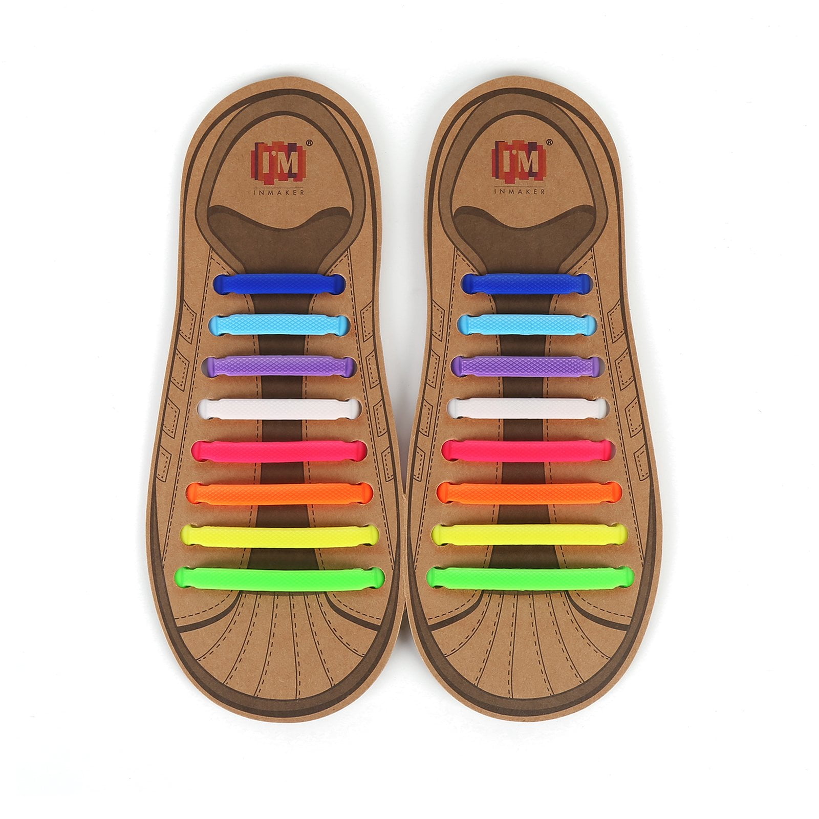 INMAKER No Tie Shoe Laces for Adults and Kids, Elastic Shoelaces for ...