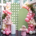 7.2FT Arch Backdrop Covers, Ombre Green Plaid, Wedding Arch Cover ...