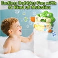 Lehoo Castle Baby Dinosaur Bath Toys, Bubble Machine, Bathtub Toy with ...