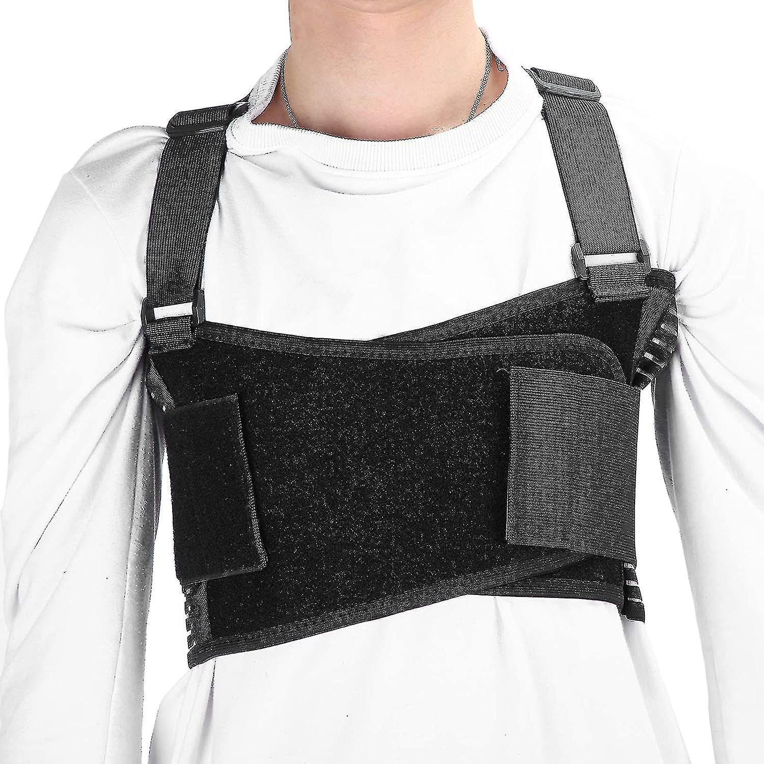 Faja de soporte para fractura de costilla, faja fija transpirable para ...