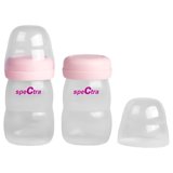 Spectra Baby USA - 2 Pack Breastfeeding Wide Neck Bottles, Avent Compatible, 5 oz - Walmart.com
