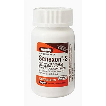 Rugby Senexon-S Docusate Sodium and Sennosides Tablets for Constipation ...