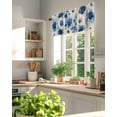 Valance Curtains for Windows Rose Flower Kitchen Curtians Window ...