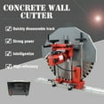 Electric Concrete Cutting Machine Quickly Disassemble Track Concrete ...