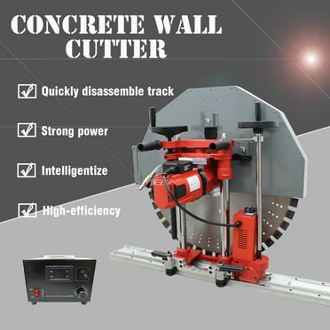 Concrete Wall Cutter Electric Wall Cutting Machine with 2 pcs Guide ...