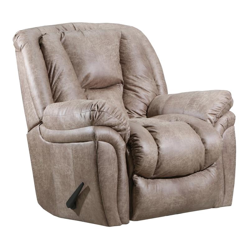 Lane Furniture 4216 Siesta Polyester Rocker Recliner in Almond Beige ...