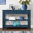 Cterwk 2 Drawers Console Table with 2 Shelves, 42" Wood Buffet ...