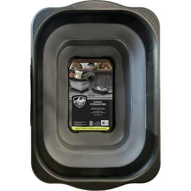 Auto Drive Backseat Organizer with Cup Holders and Storage, Black ...