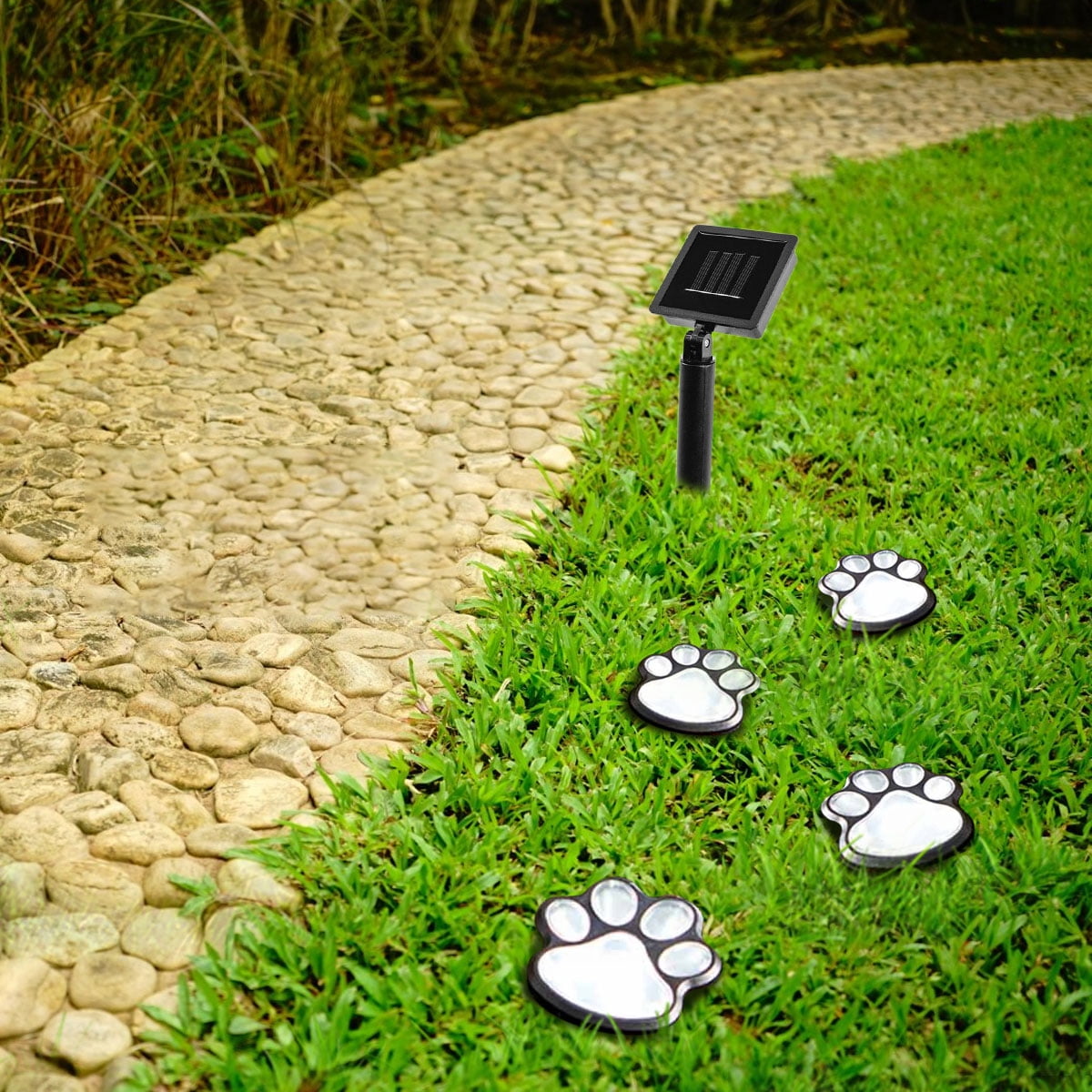 Muyoka Atopoler Solar Paw Light al aire libre IP44 impermeable Solar ...