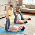 BESTSKY 2026 New Resistance Bands Set 5 Packs Elastic Exercise Bands ...