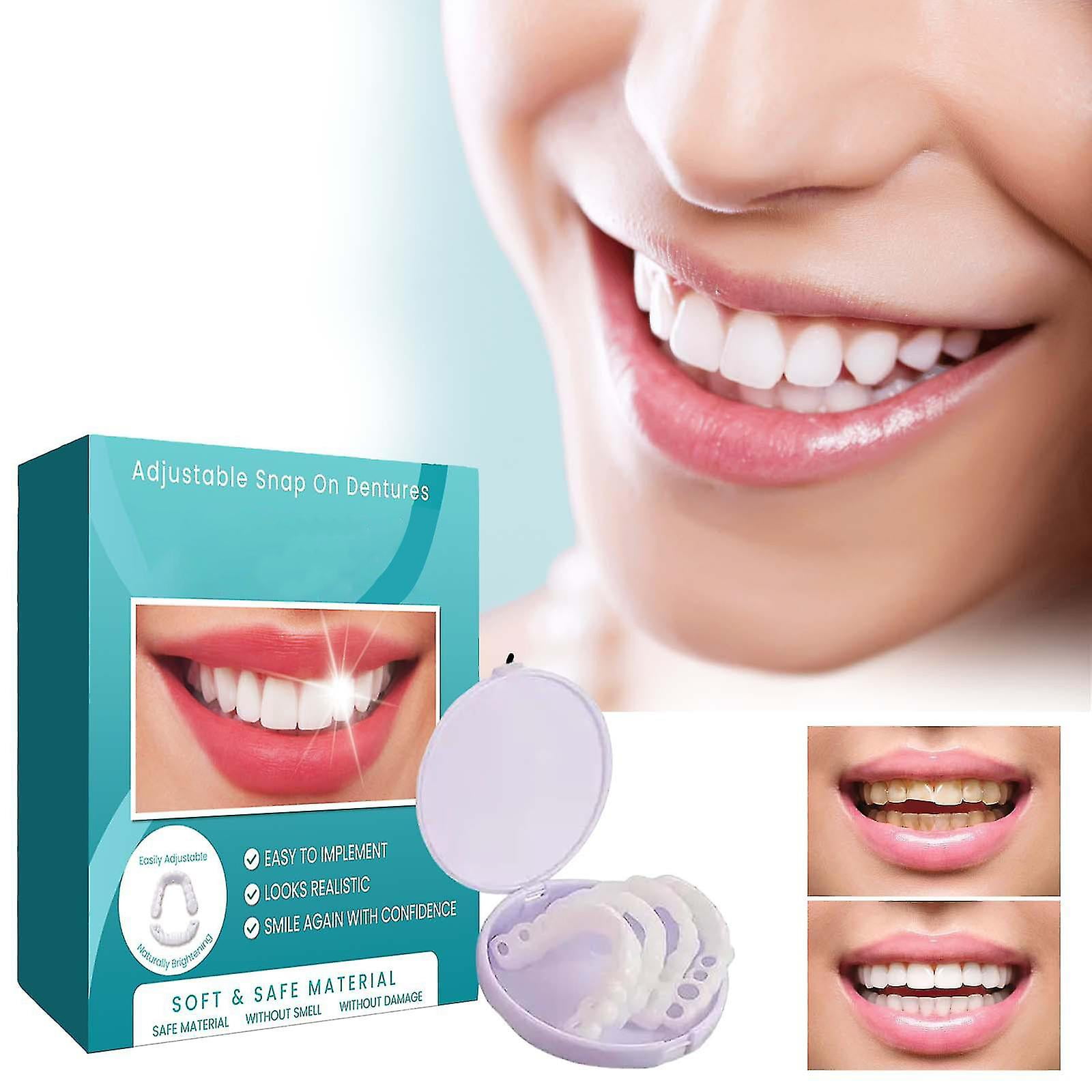 Dientes Dientes falsos temporales para una sonrisa instantánea y de ...