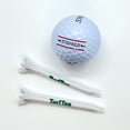 Zero Friction Stryker White Golf Ball with Putting Alignment Striping ...