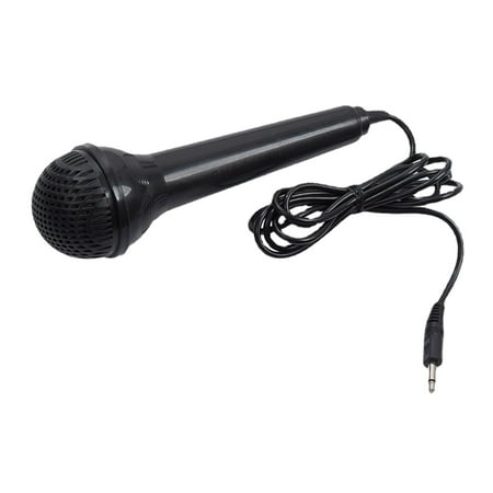 Microphone 3.5mm Jack Handheld Black Mic for Electronic Piano PC Laptop ...