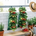 3PCS Hanging Strawberry Planter, Durable Thickened Aeration Fabric Grow ...
