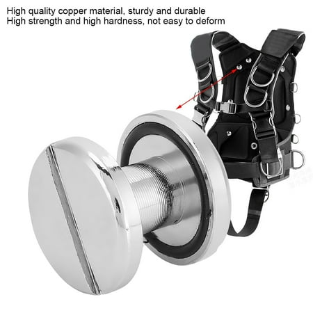 Peahefy Diving BCD Bolt Screw,Durable Copper Scuba Diving BCD Harness ...