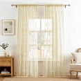 Beige Lace Curta45 Inch Length Country Flfor Living Room Bedroom ...