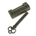 2pcs Vintage Bronze Padlock Antique Lock Old Style Key And Lock Brass ...